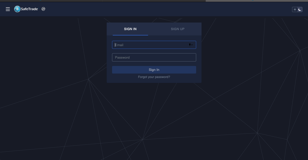 How to create a SafeTrade wallet – step by step tutorial